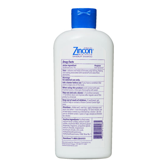 Medicated Dandruff Daily Shampoo – Zincon